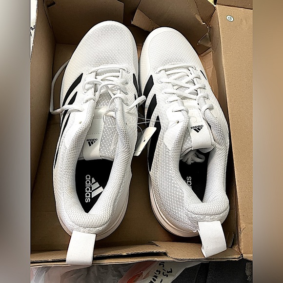 adidas | Shoes | New Adidas Mens Game Spec Tennis Shoes White Lace Up ...